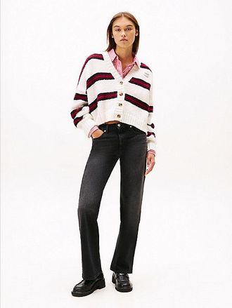 Tommy Hilfiger Jean bootcut noir taille mi-haute