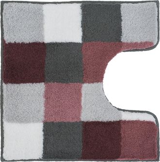 Kleine Wolke 5426407129 WC-Vorleger Caro, 55 x 55 cm, Old Rose, 4004478230477