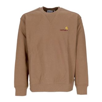 Carhartt Work in Progress Script Buffalo Crewneck Sweatshirt - - Sweatshirts & Hoodies - Herren - Braun - XL