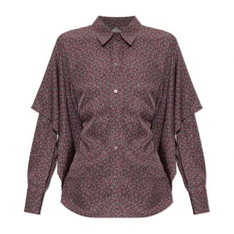 Maison Margiela Asymmetrisch geschnittene Bluse - - Blouses & Shirts - Damen - Mehrfarbig - 2XS