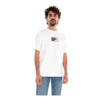 Vans Blocked Box Loose SS - - Tops - Herren - Wei&szlig; - M