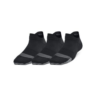 Under Armour Damen Breathe Lite No Show 3 Pack Socke, (001) Schwarz/Schwarz/Tiefgrau, Einheitsgr&ouml;&szlig;e (6er Pack)