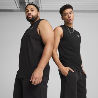 Puma Essentials No. 1 Logo &Atilde;rmelloses T-Shirt Herren, Kleidung, Schwarz, S