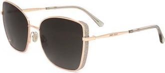 Jimmy Choo London Lunettes de Soleil Jimmy Choo ALEXIS/S DDB GOLD COPPER 59/18/145 Femme