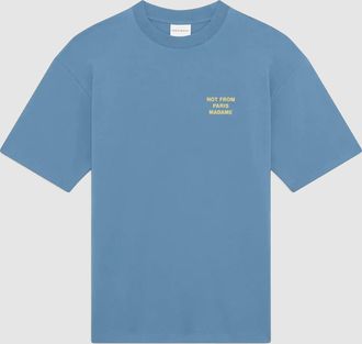 Dr&ocirc;le de Monsieur Tee-shirt Homme Slogan Atlantic Blue