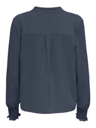 Only Langarmbluse ONLMETTE (1-tlg) Drapiert/gerafft