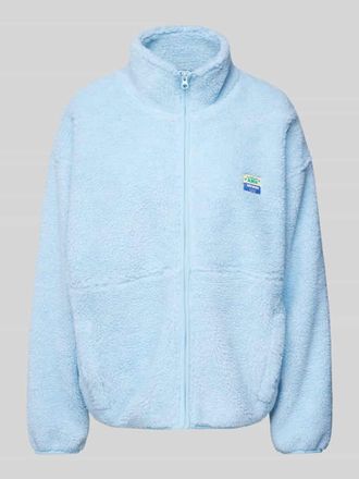 American Vintage Fleecejacke mit Label-Patch Modell HOKTOWN