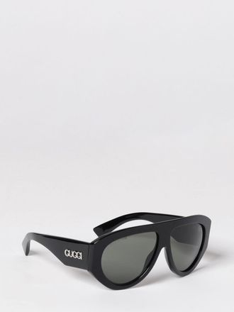Gucci Lunettes de soleil aviateur en ac&eacute;tate recycl&eacute; avec logo imprim&eacute;