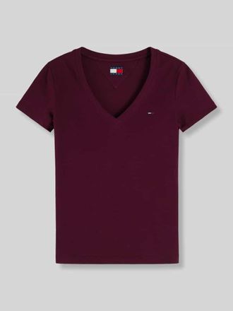 Tommy Jeans Slim Fit T-Shirt aus reiner Baumwolle