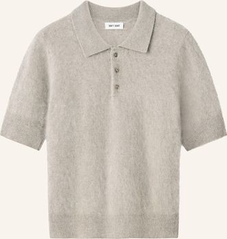 Soft Goat Soft Goat Strick-Poloshirt Aus Cashmere grau