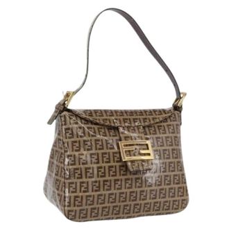 Fendi Sac bandouli&egrave;re Zucchino vintage Pre-owned - Femme - Pre-owned - Beige - Taille: ONE Size