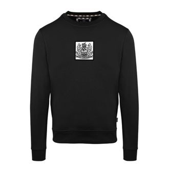 Aquascutum Sweatshirt f&uuml;r Herren, gerippt (Schwarz)
