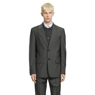 Valentino Single-Breasted Wool Jacket