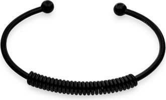 Liebeskind BERLIN Bracelet - Elegantes Armband aus poliertem Edelstahl - IP Schwarz - 6,9 cm - wasserfest & hautfreundlich