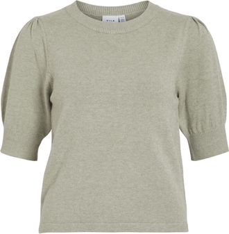 Vila Viril 2/4 Sleeve O-Neck Knit Top - Noos