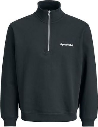 Jack & Jones Sweat High Neck SN Jornorrebro EMB-Felpa col roul&eacute;, Forest River, XL Homme, Forest River, XL