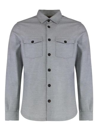 Moorer chemise &agrave; poches poitrine - Gris