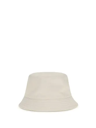 Moncler Womens Reversible Bucket Hat White Polyester E Hairbands