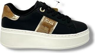 Alviero Martini 1A Classe Alviero Martini Premi&egrave;re Classe Femme Chaussures Z1300300E Baskets avec lacets, Noir, 35 EU