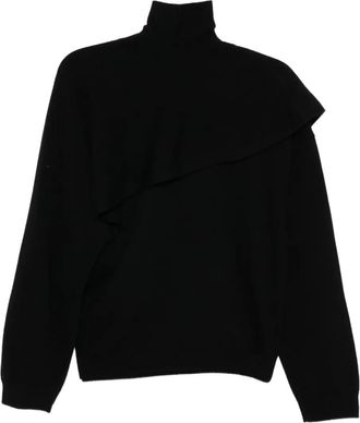 JNBY pull à design superposé - Noir