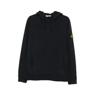Stone Island Homme, Sweatshirts et sweats &agrave; capuche, Bleu, Taille: XL Sweat &agrave; capuche avec poche