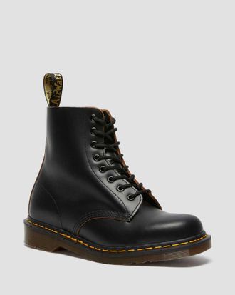Dr. Martens 1460 Vintage, Leder Stiefel in Schwarz, Gr&ouml;&szlig;e: 37