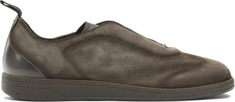 Santoni Suede Slip-On Sneakers - - Shoes - Herren - Beige - 39 EU