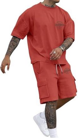 Generic Jogging Homme Stylé De Survette Eponge Trail Marine Leger Vêtement Fin Club Fashion Survêtementhomme Loose Elegant Poche Boubou Priere Vestimentaire T