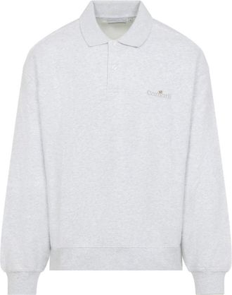 Carhartt Work in Progress Homme, Sweatshirts et sweats &agrave; capuche, Gris, Taille: XL WIP Label Polo Sweat