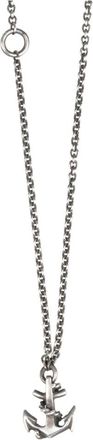 Werkstatt M&uuml;nchen Homme, Accessoires, Gris, Taille: ONE Size Mini Collier avec Pendentif Ancre