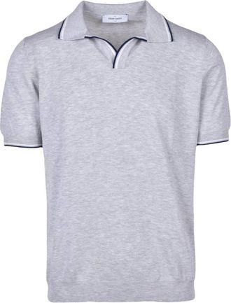 Gran Sasso Homme, Tops, Gris, Taille: 3XL Polo en maille