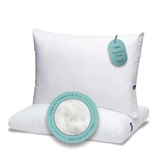 Casper Sleep Essential Lot de 2 oreillers Standard pour Dormir, Blanc
