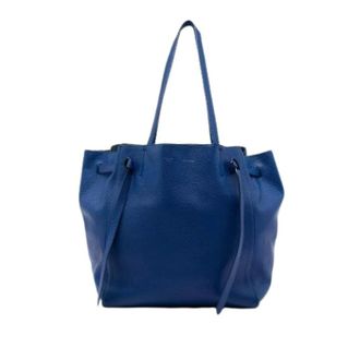 Celine Pre-owned Cuir sacs-celine - Femme - Pre-owned - Bleu - Taille: ONE Size