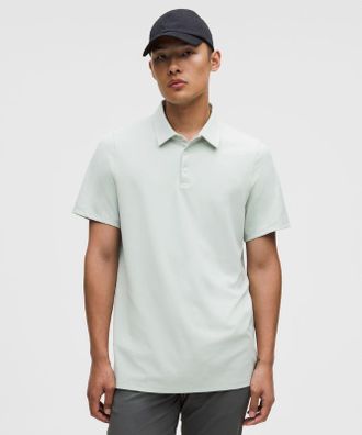 lululemon Mens ShowZero Classic-Fit Polo Shirt - Gr&ouml;&szlig;e 2XL in Pelican