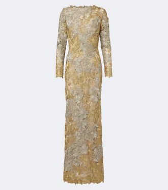 Oscar De La Renta Robe aus Guipure-Spitze