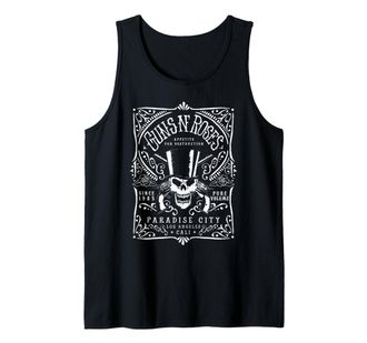 Guns n' Roses Offizielles Guns N Roses Paradise City Label Tank Top