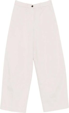 Nine In The Morning Femme, Pantalons, Blanc, Taille: W30 Nancy Wide Pantalons
