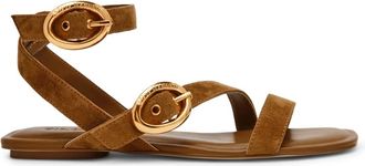 Steve Madden Femme, Chaussures, Brun, Taille: 38 1/2 EU Karmin Buckle Sandal