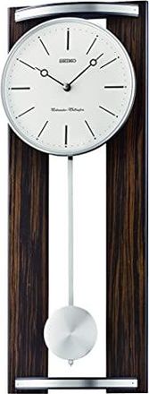Seiko Pendel-Wanduhr analog aus Holz braun QXH078B
