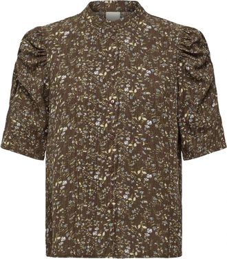 Ichi Sami Bluse - - Blouses & Shirts - Damen - Braun - L
