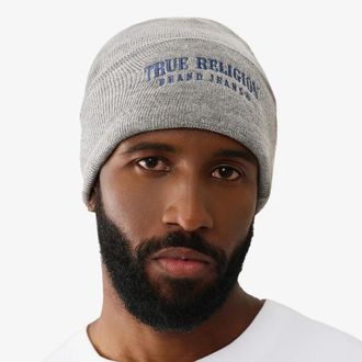 True Religion Caps & M&uuml;tzen - Beanie - Gr. ONE SIZE - in Grau - f&uuml;r Damen