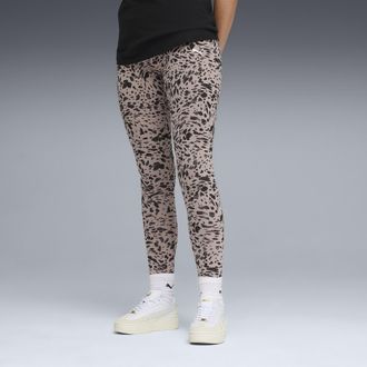 Puma Legging &agrave; imprim&eacute;s Essentials Animal Femme, V&ecirc;tements, Beige, XL