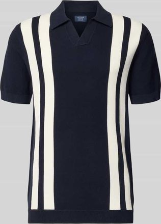 Mc Neal Regular Fit Poloshirt in Strick-Optik