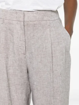 PESERICO Womens Pleated-Design Trousers Ss26 W