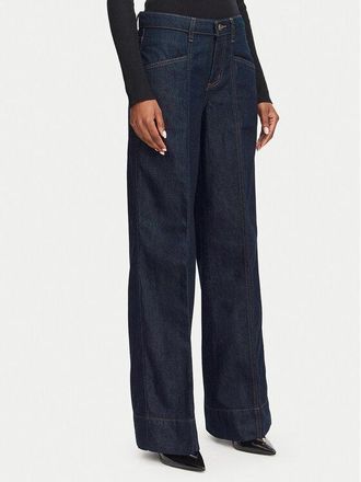 Guess Jeans W6YA05 D1179 Dunkelblau Wide Leg