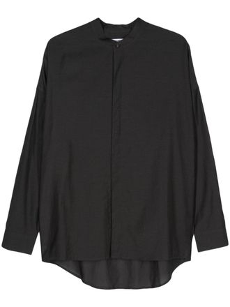 Attachment chemise à col officier - Gris