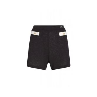 Karl Lagerfeld Damen, Shorts, Schwarzk, XSGr&ouml;&szlig;e