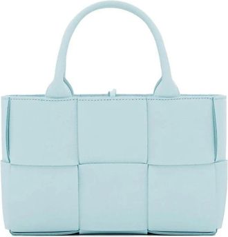 Bottega Veneta Femme, Sacs, Bleu, Taille: ONE Size Sac cabas en cuir dagneau