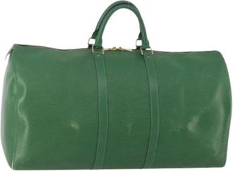Louis Vuitton unisex, Pre-owned, Vert, Taille: ONE Size Sac Keepall Pre-owned