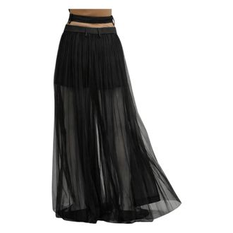 Erika Cavallini Semi Couture P6Sz09 Hose - - Trousers - Damen - Schwarzk - M